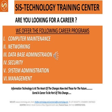 SIS TRAINING PRESENTATION | PPT