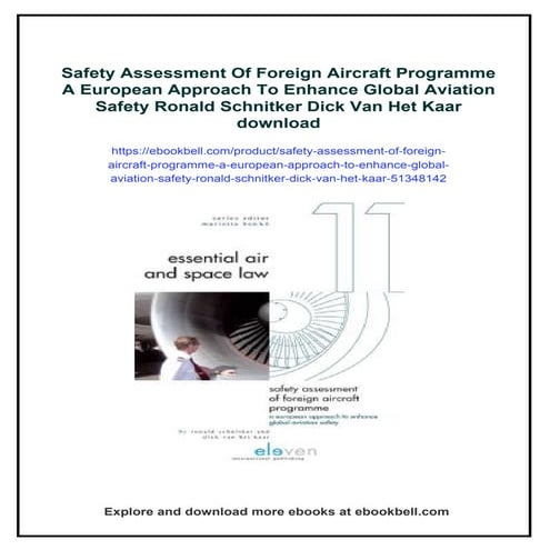 Safety Assessment Of Foreign Aircraft Programme A European Approach To Enhance Global Aviation ...