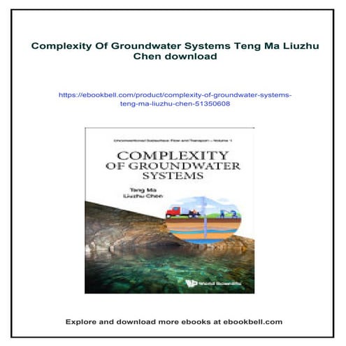 Complexity Of Groundwater Systems Teng Ma Liuzhu Chen | PDF