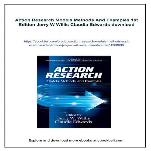 Action Research Models Methods And Examples 1st Edition Jerry W Willis ...