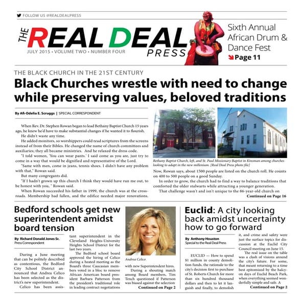 The REAL DEAL PRESS July 2015 Vol 2 # 4 | PDF