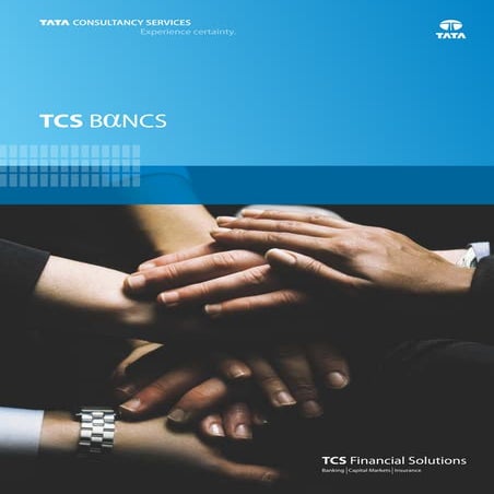 TCS BaNCS Corporate Brochure 2015 | PDF