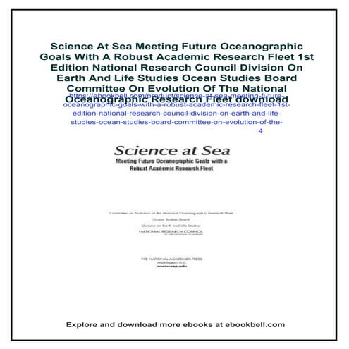 Science At Sea Meeting Future Oceanographic Goals With A Robust ...