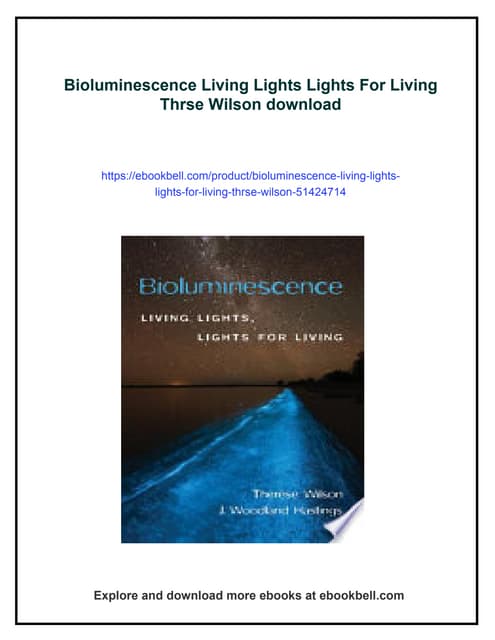 Bioluminescence mechanism | PPTX