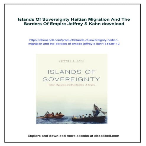 Islands Of Sovereignty Haitian Migration And The Borders Of Empire ...
