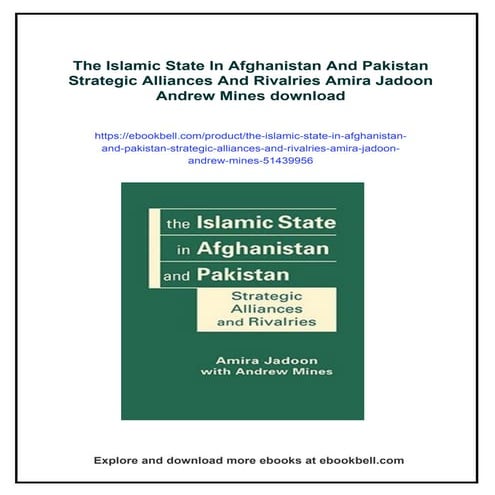 The Islamic State In Afghanistan And Pakistan Strategic Alliances And ...