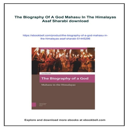 The Biography Of A God Mahasu In The Himalayas Asaf Sharabi | PDF