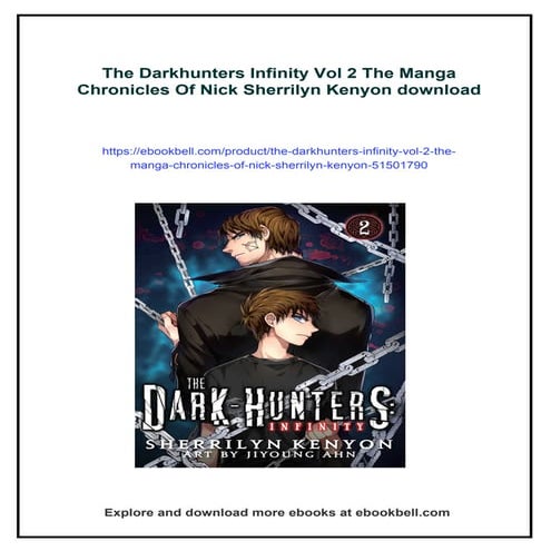 The Darkhunters Infinity Vol 2 The Manga Chronicles Of Nick Sherrilyn ...