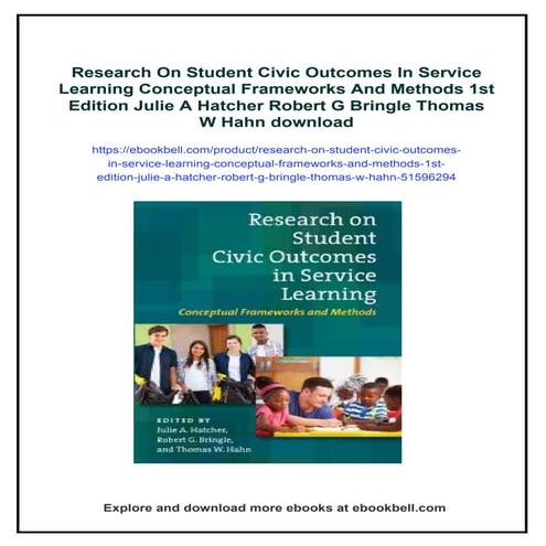 Research On Student Civic Outcomes In Service Learning Conceptual ...