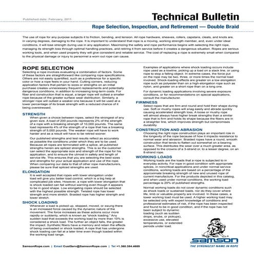 Double_Braid_Inspection_and_Retirement | PDF