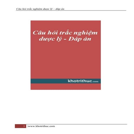 258008628-Trac-Nghiem-Duoc-Ly-Dap-An.doc