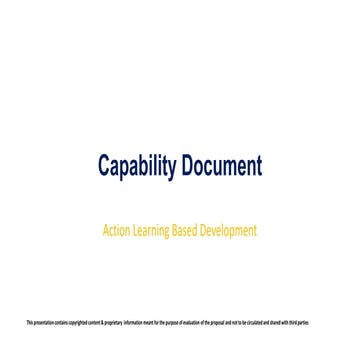 Capability Document Action Learning Based Learning for Linkedin | PPT
