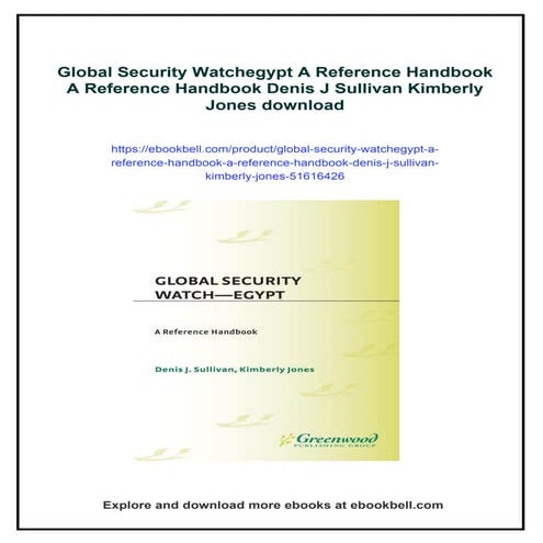 Global Security Watchegypt A Reference Handbook A Reference Handbook ...