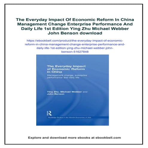 The Everyday Impact Of Economic Reform In China Management Change ...