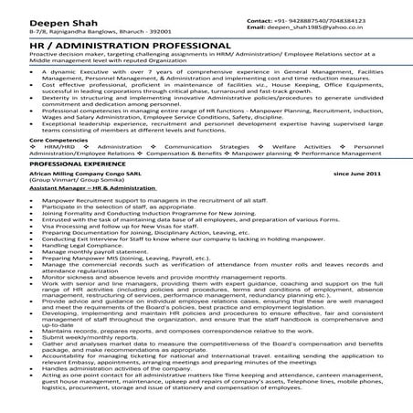 CV Deepen Shah | DOC