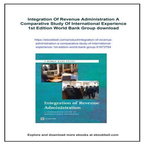 Integration Of Revenue Administration A Comparative Study Of ...