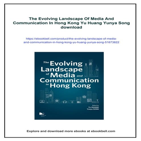 The Evolving Landscape Of Media And Communication In Hong Kong Yu Huang ...