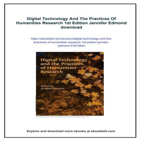 Digital Technology And The Practices Of Humanities Research 1st Edition ...