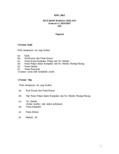 Manual panduan penulisan esei ilmiah kerja kursus bm p3 2019 | PDF