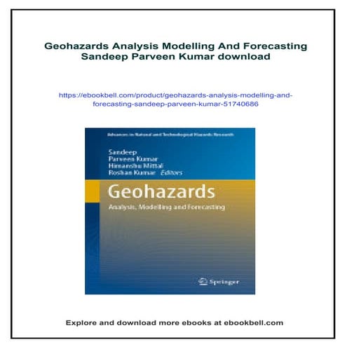Geohazards Analysis Modelling And Forecasting Sandeep Parveen Kumar | PDF