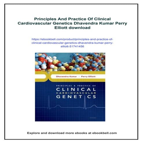 Principles And Practice Of Clinical Cardiovascular Genetics Dhavendra ...