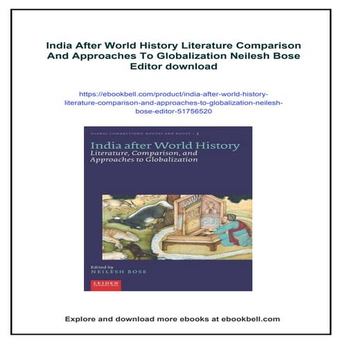 India After World History Literature Comparison And Approaches To ...