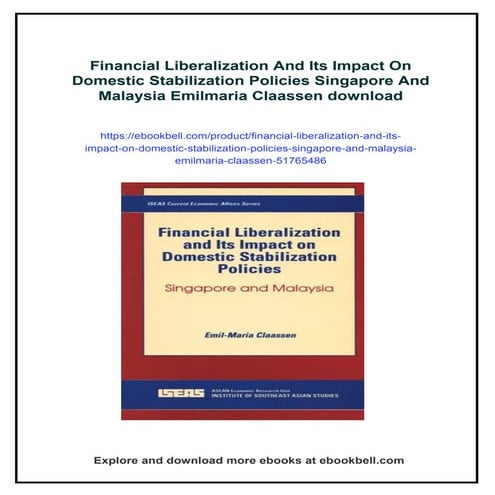 Financial Liberalization And Its Impact On Domestic Stabilization ...