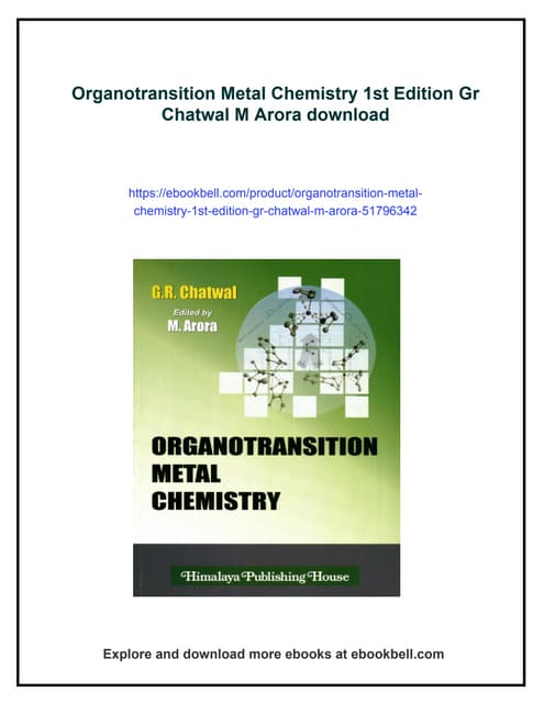 Transition metal alkyls and aryls M.Sc II SEM.pdf