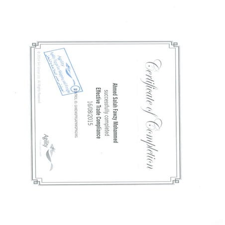 Chartering certificate EIFFA | PDF