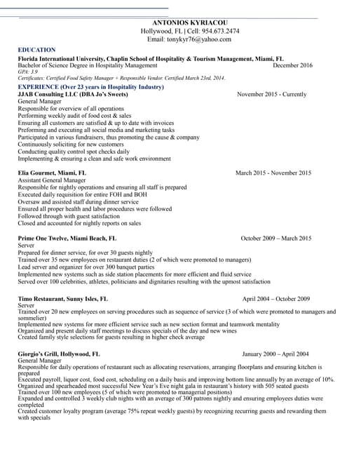 Anish Resume updated on 17.10.16