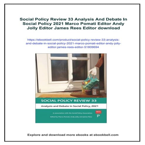 Social Policy Review 33 Analysis And Debate In Social Policy 2021 Marco ...