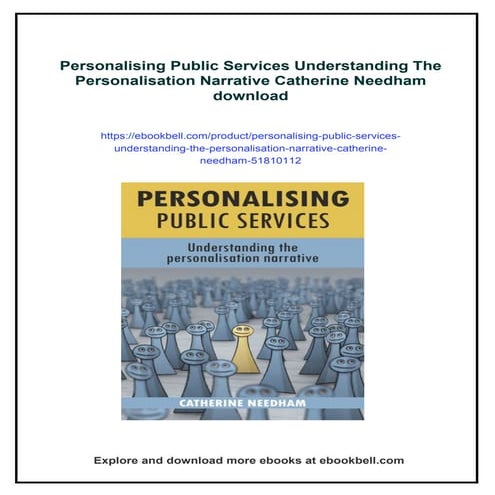Personalising Public Services Understanding The Personalisation ...