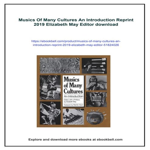 Musics Of Many Cultures An Introduction Reprint 2019 Elizabeth May ...