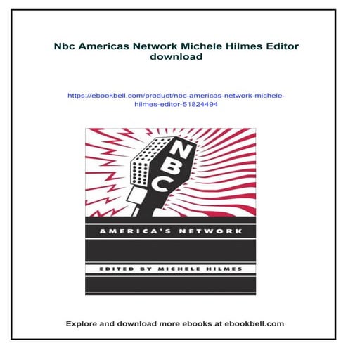 Nbc Americas Network Michele Hilmes Editor | PDF