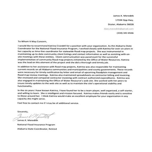 Ken letter signed | PDF