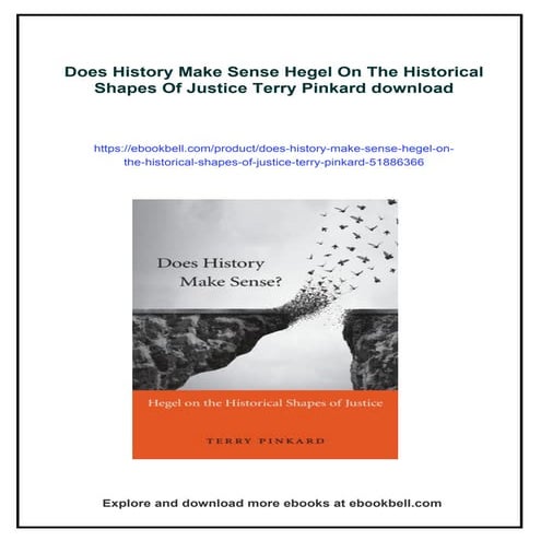 Does History Make Sense Hegel On The Historical Shapes Of Justice Terry ...