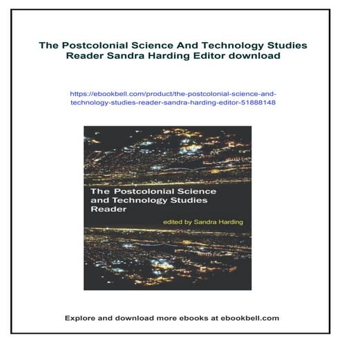 The Postcolonial Science And Technology Studies Reader Sandra Harding ...