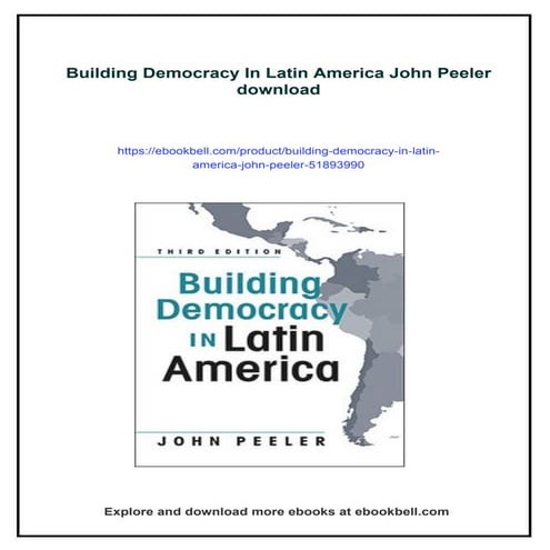 Building Democracy In Latin America John Peeler | PDF
