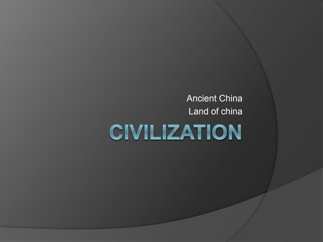Brief history of china | PPTX