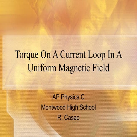 torque acting on current carrying coil.ppt