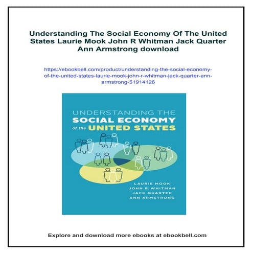 Understanding The Social Economy Of The United States Laurie Mook John ...