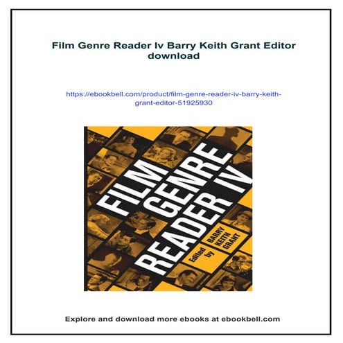 Film Genre Reader Iv Barry Keith Grant Editor | PDF