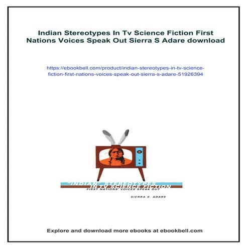 Indian Stereotypes In Tv Science Fiction First Nations Voices Speak Out ...