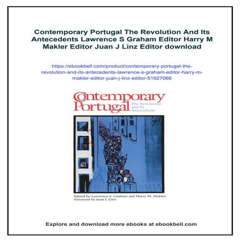 Contemporary Portugal The Revolution And Its Antecedents Lawrence S ...