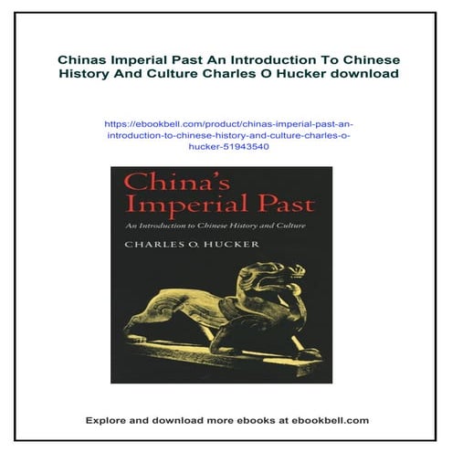 Chinas Imperial Past An Introduction To Chinese History And Culture ...