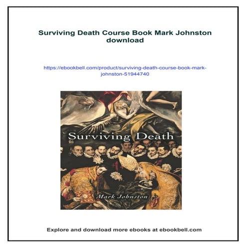 Surviving Death Course Book Mark Johnston | PDF