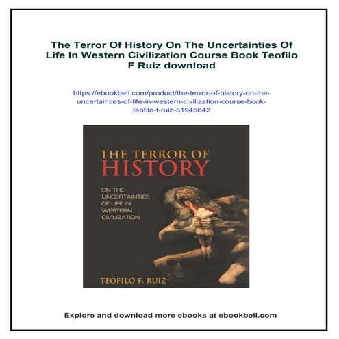 The Terror Of History On The Uncertainties Of Life In Western ...