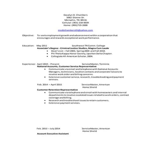 Davalyn Resume | DOCX