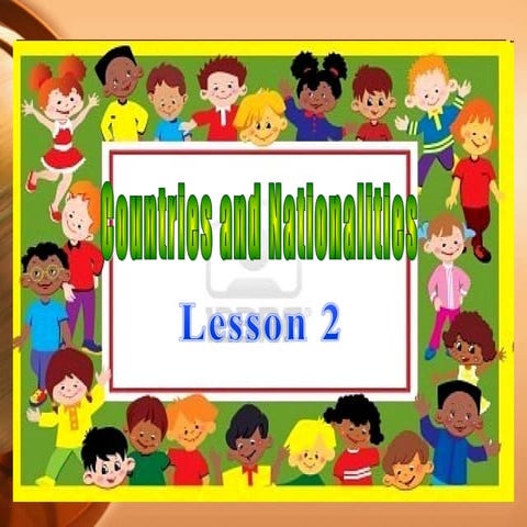 countries and nationalities | PPT