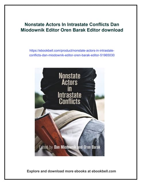 Difference State Actors and Non state Actors | PDF